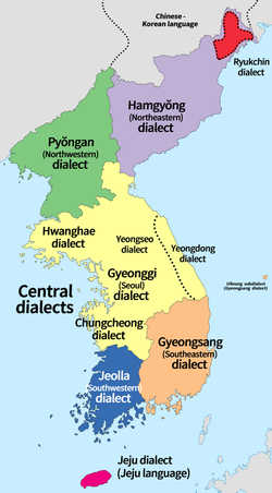 Unique Korean Dialects