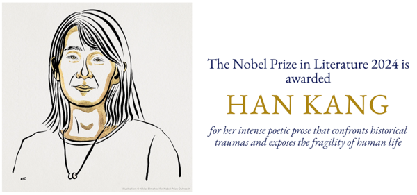 South Korean Author Han Kang, Winner of the 2024 Nobel Prize